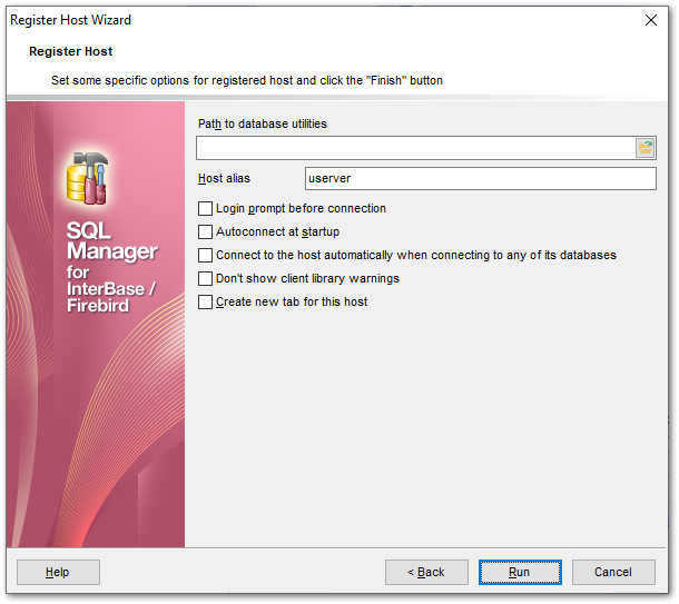 Online Documentation for SQL Manager for InterBase/Firebird | SQLManager